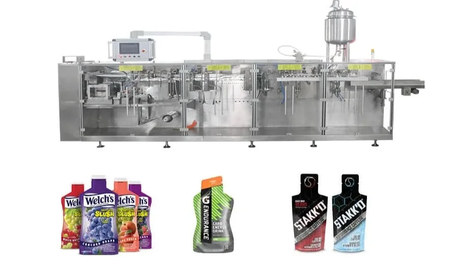 Fruit Vegetable Juice Energy Drink Doypack Packing Machine Automatic ...