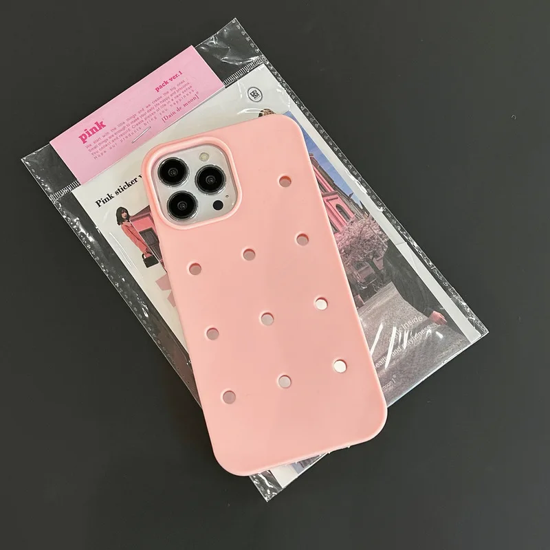 Customized Silicone Case With Holes Diy Personalized Mobile Case With ...