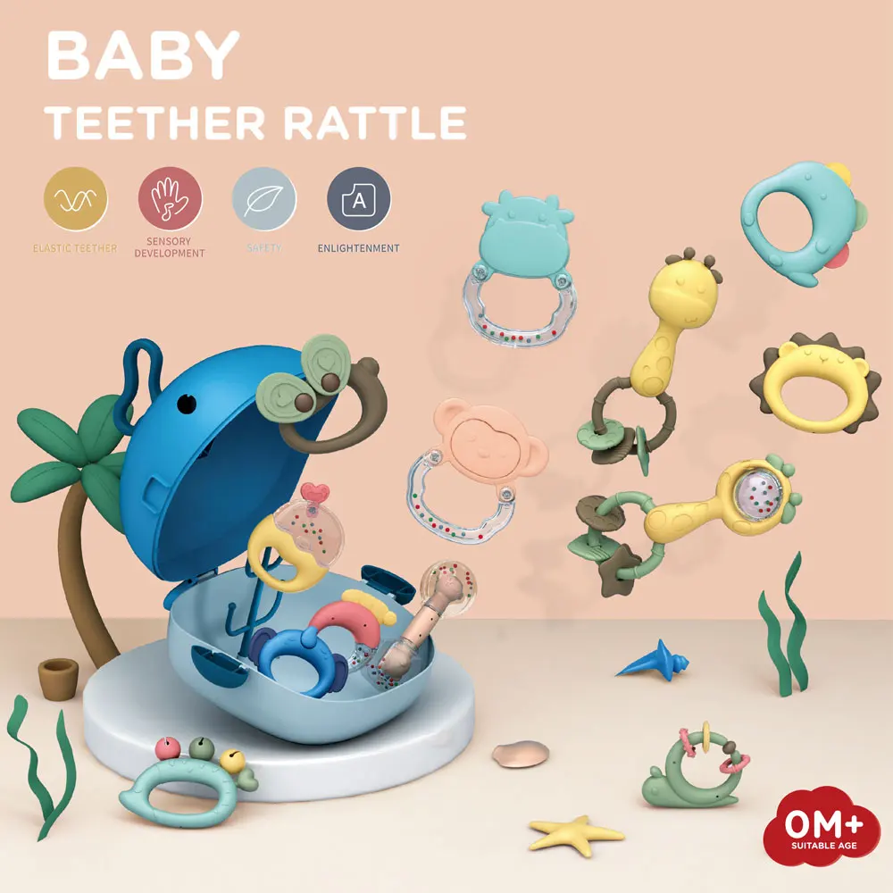 Cartoon Style Soft Silicone Chew Toy for Newborns Food Grade Teethers ...