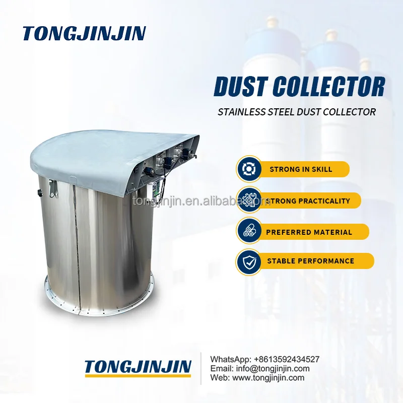 24 square Meter Silo Top Dust Venting Filter R03 Cement Industry Silo ...