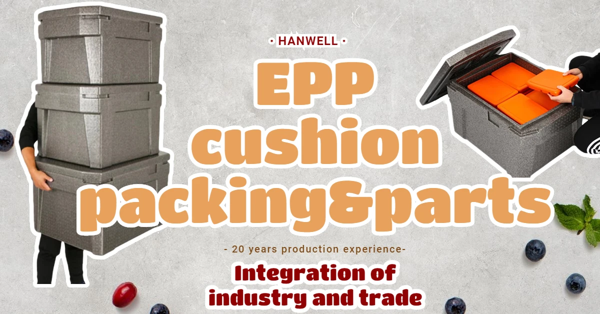 OEM Bio Degradable Black EPP Container Expanded Polypropylene Foam ...