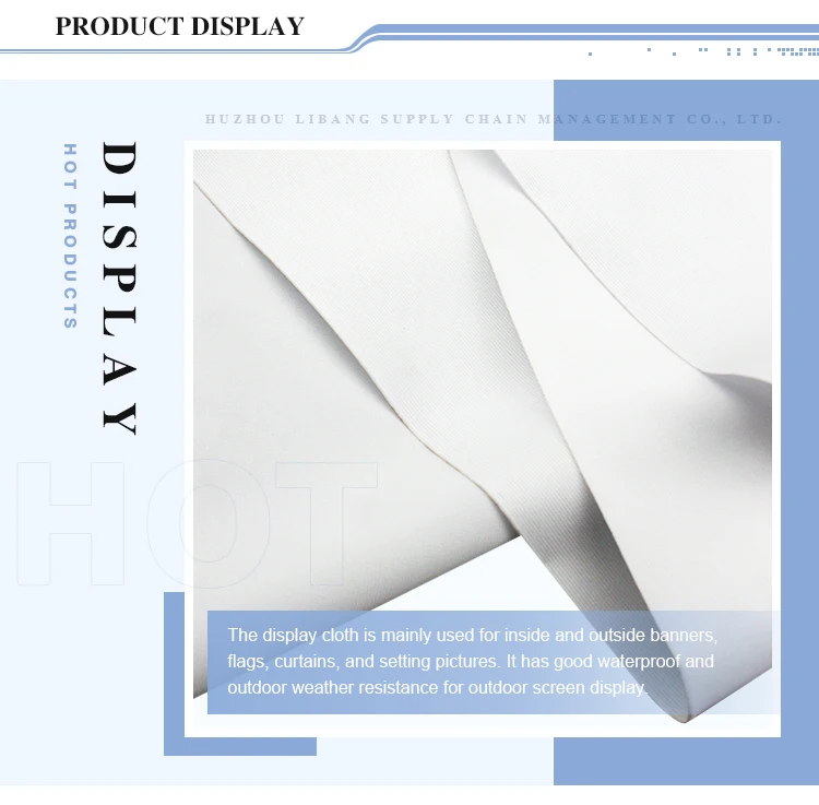 Modern Simplicity Advertising Display Flex Banner Fabric Printing ...