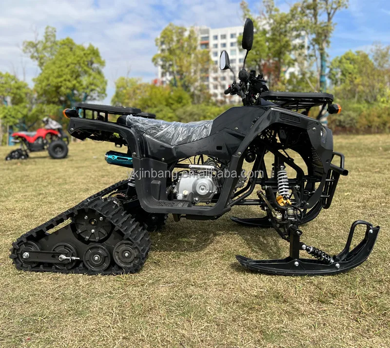Tracked Sled Cross Country Ski Vehicle Gasoline Sonw Atv 125cc ...