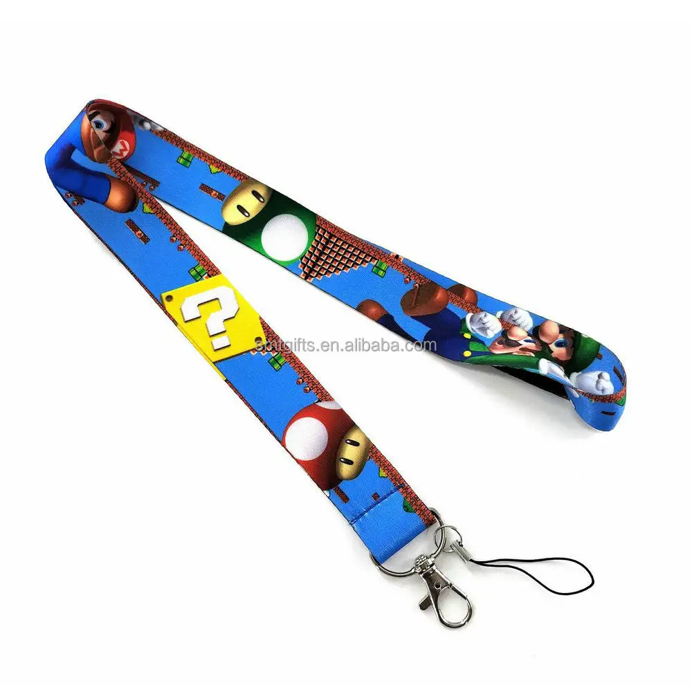 Cute Cartoon Anime ID Card Tag Holder - Classic Game Super Mario