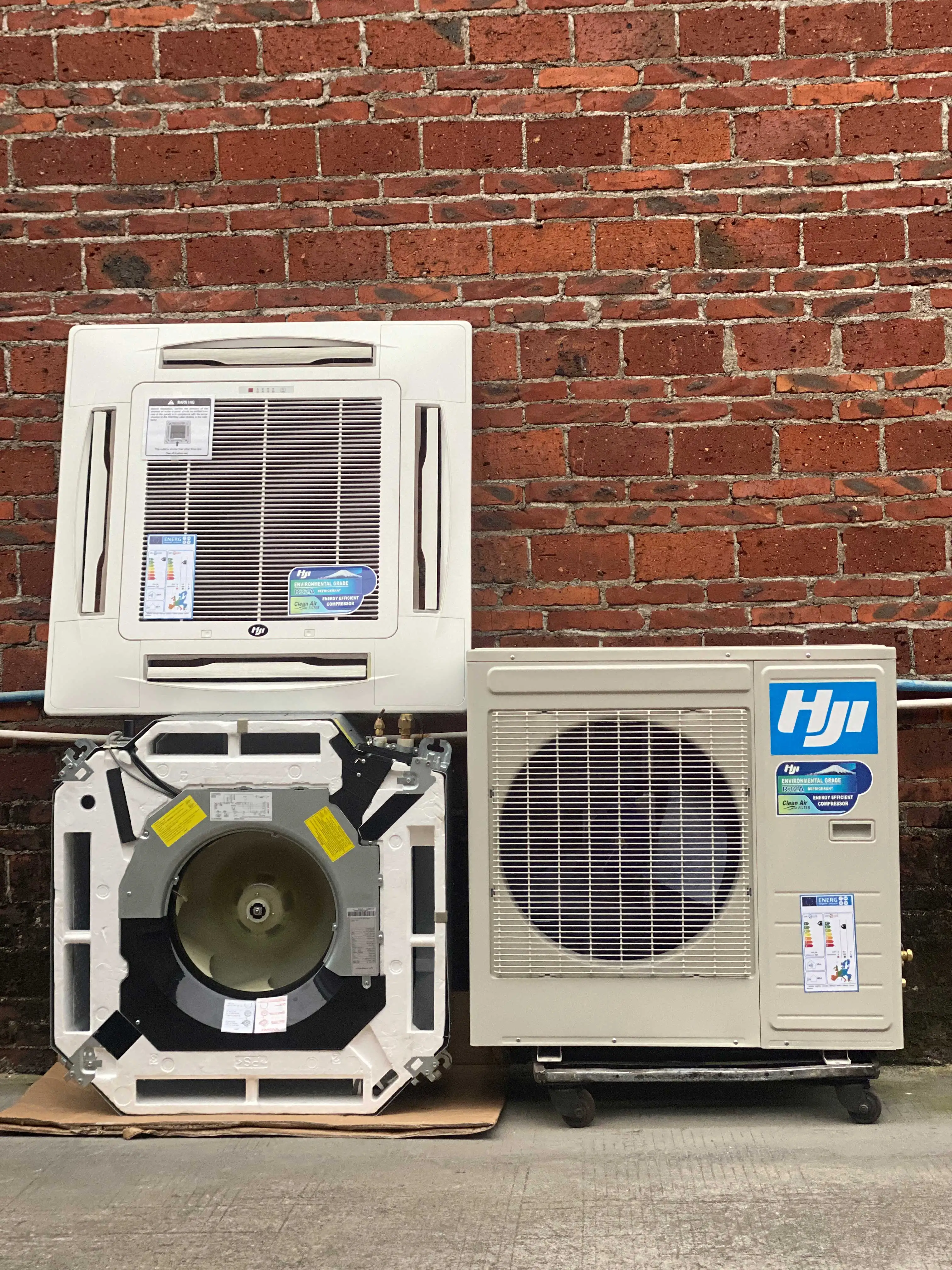 HJI Not Inverter 3HP Air Conditioning Ceiling Unit Creates a Quiet ...
