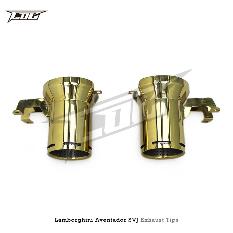 Exhaust Tips For Lamborghini Aventador Svj Stainless Steel Tail Mouth ...