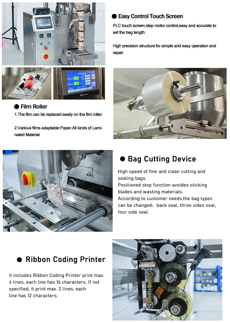 Vertical Microwave Popcorn & Sugar Peanuts Packing Machine