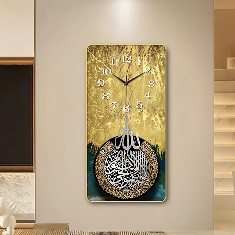 Modern New Islam Crystal Porcelain Calligraphy Painting Indoor Wall ...