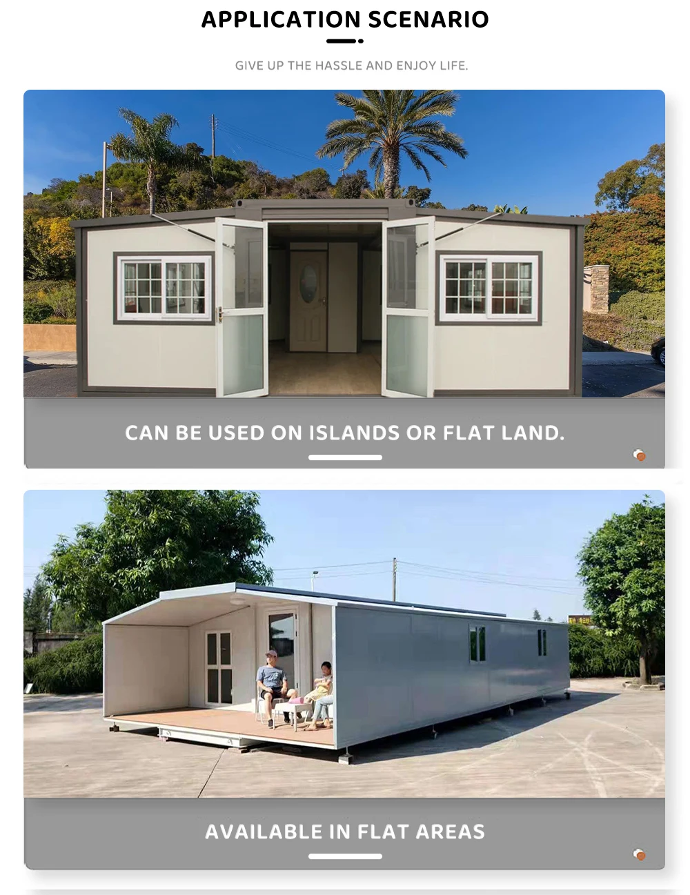 20ft 40ft Luxury Prefab Folding Container House Living Container Homes ...