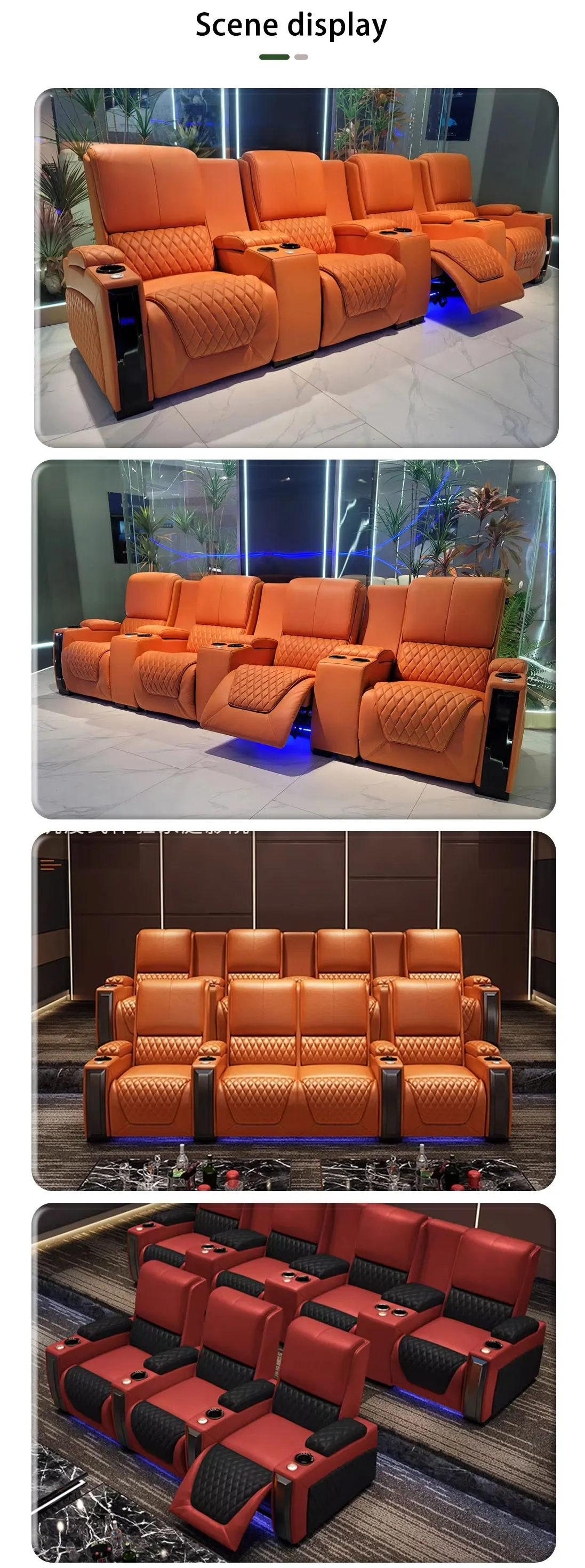 Furniture Movies - Meydan Theatre Reclining Sofa Luxury