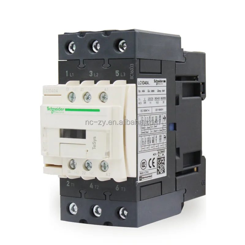 Original 100% Ac Contactor Telemecanique 40a 380v 50/60hz Lc1d40aq7 ...