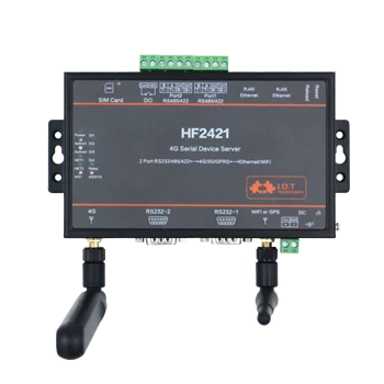 Hf2421 4g Gnss Serial Device Server Rs232 Rs485 Rs422 To Ethernet 3g ...