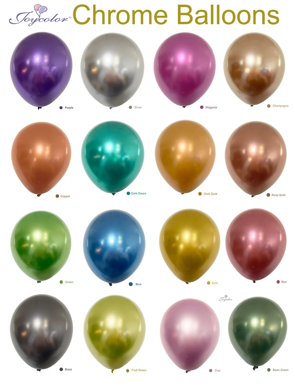 Latex Thickened Glossy Balloons Single Wholesale Wedding Christmas ...