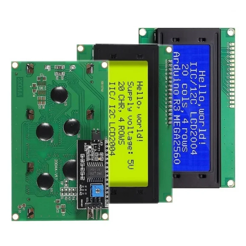 LCD2004+I2C LCD Display Module 20x4 Character 2004A HD44780 LCD IIC/I2C ...