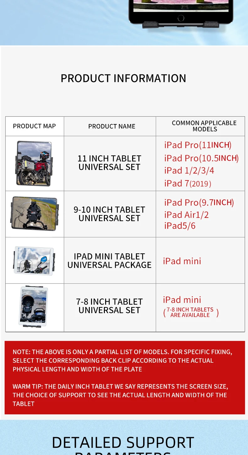 N-STAR Tablet Holder - Flexible Adjust 360 Degree Rotatable
