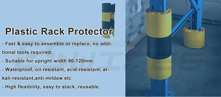 Forklift Truck Rack Protector - Corrosion Resistant Upright Guard - Oem