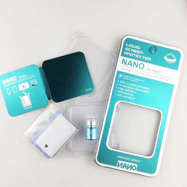 Anti Scratch Transparent Mobile Phone 9h Technology Nano Glass Liquid ...