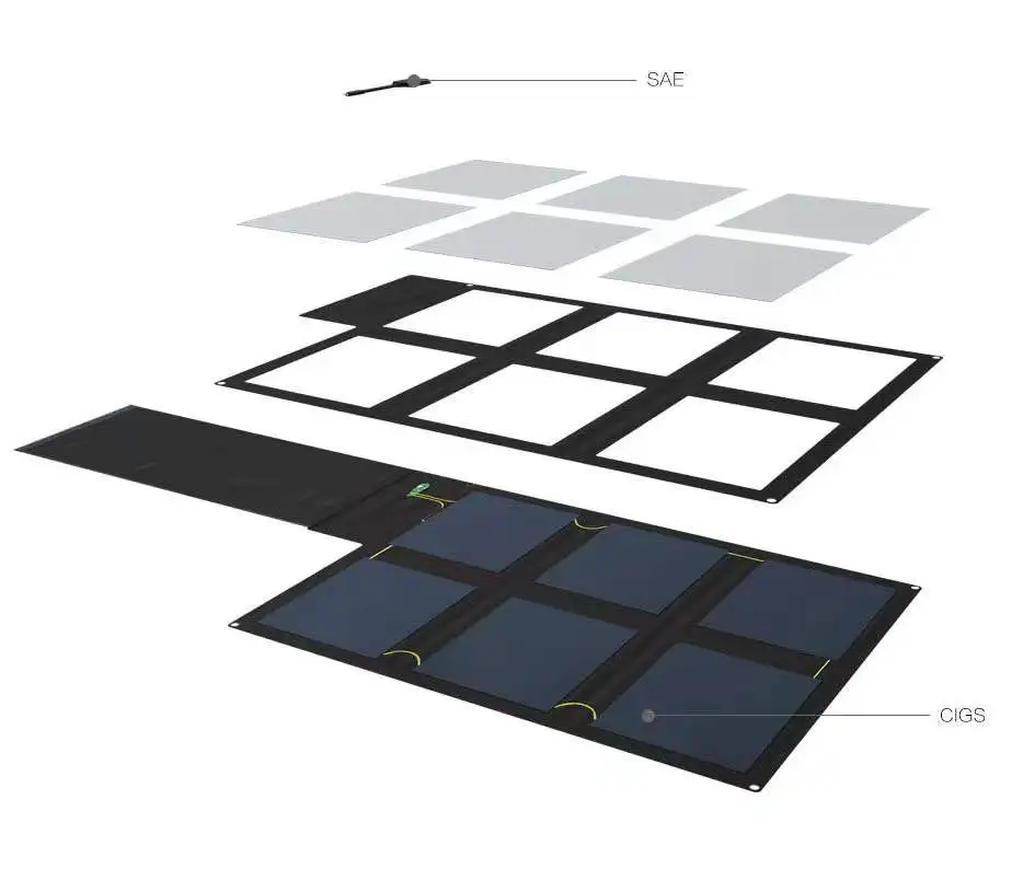 Cigs Full Flexible Solar Panels Amorphous Silicon Thin Film ...