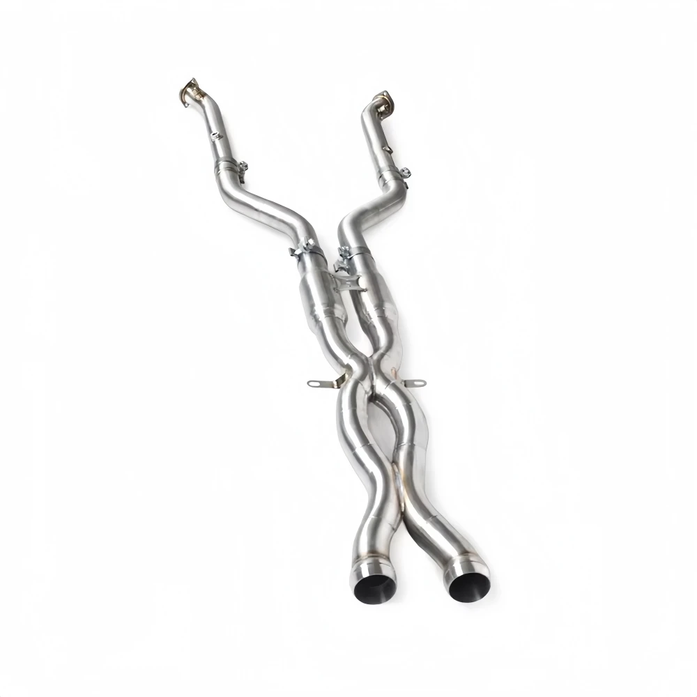 High-flow Exhaust System Resonator for BMW M3 E90/E92/E93 V8 4.0L 2008 ...
