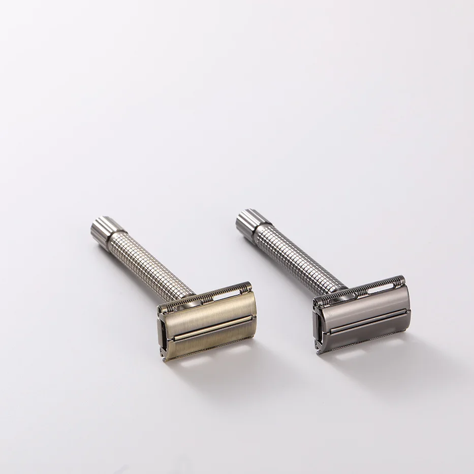 Brass Butterfly Opening Micro Safety Razor Shaving Razor With Butterfly ...