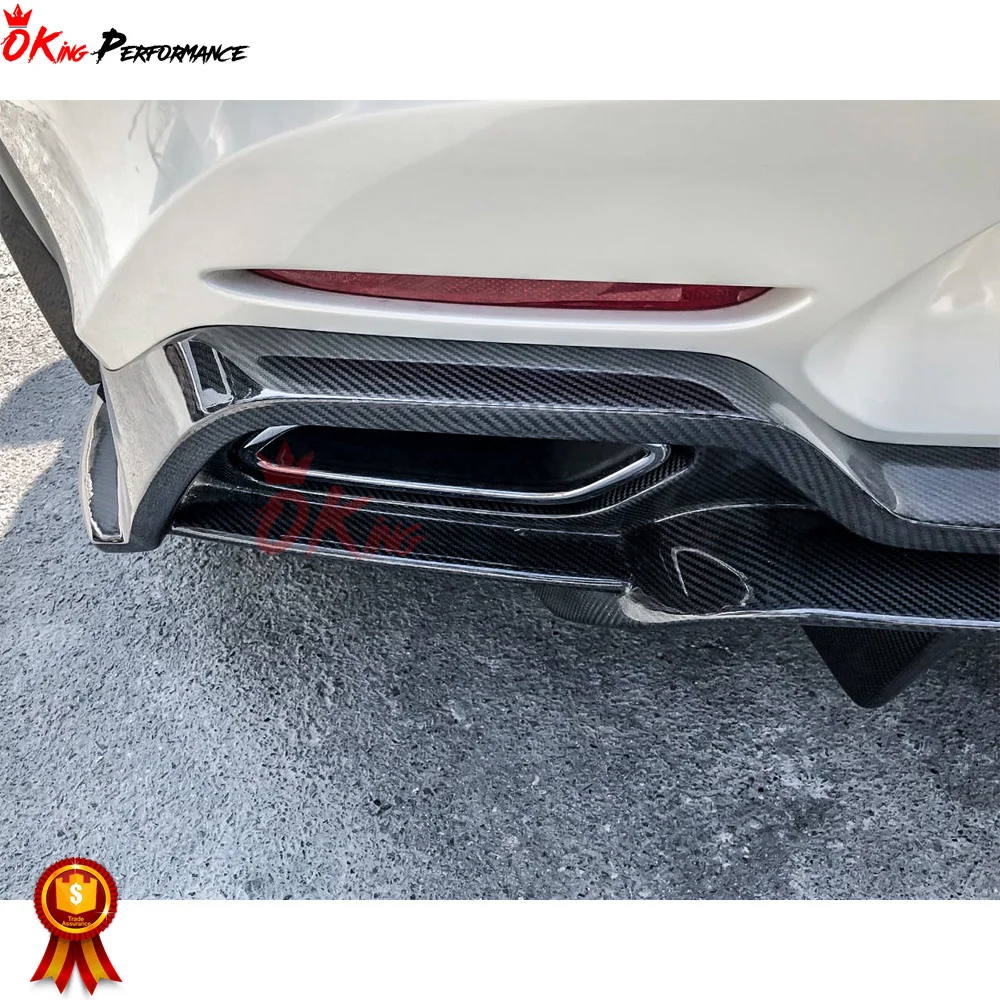 PT Style Carbon Fiber Rear Diffuser for Mercedes-Benz AMG GT GTS 2015 ...