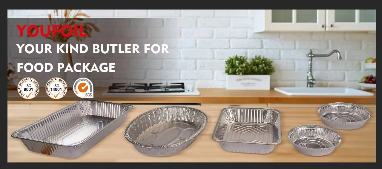 Us011 Youfoil 1/2lb Aluminium Foil Food Packing Tray Lunch Dining Box ...