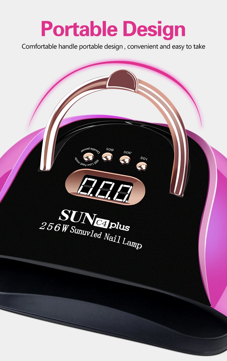 Wholesale Poly Gel Kit Dryer Set Sun C4 Plus 256w 57 Beads Fast Drying ...