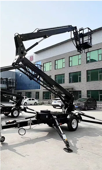 High-performance Towable Man Lift for Palm Tree Pruning