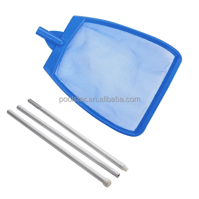 3-section Aluminium Swimming Pool Skimmer Cleaning Tool 50cm Per ...