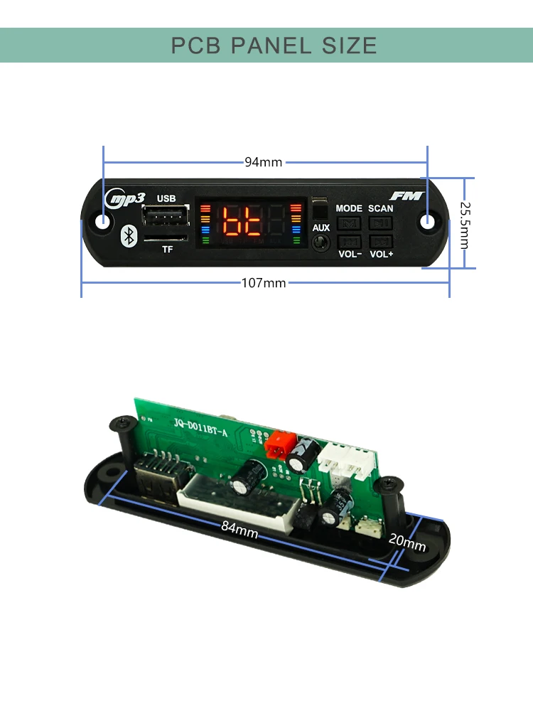 JQ放大器播放器MP3播放器蓝牙放大器模块25W| Alibaba.com