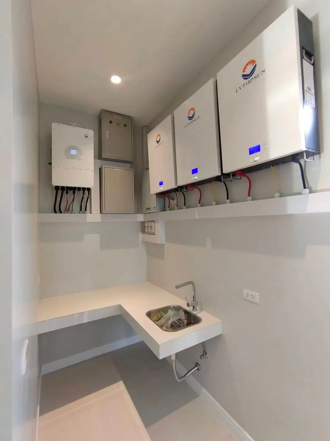 Lvtopsun Factory Direct 48v 51.2v 100ah 200ah Solar Power Lifepo4 Wall ...