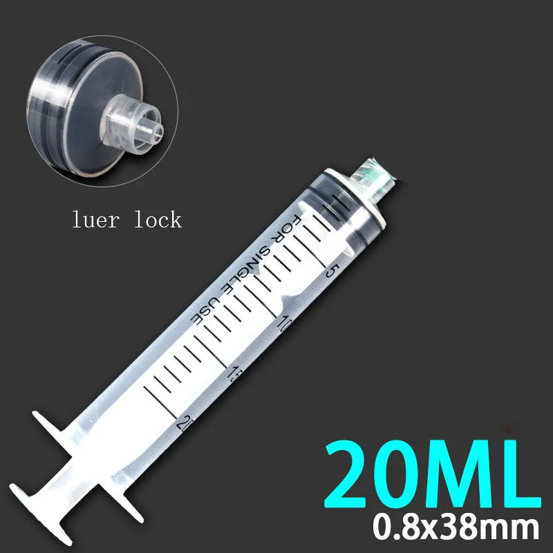 Disposable Plastic Luer Lock Slip Syringes With Needle Vaccine Syringe ...
