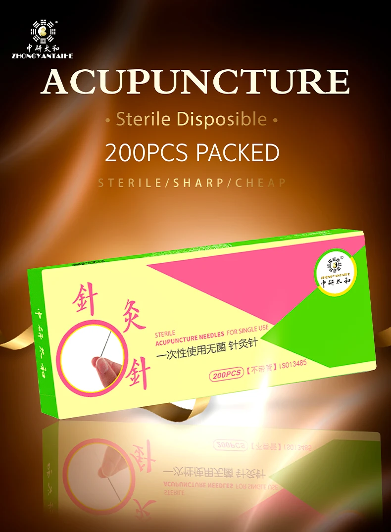 Silver Stainless Spring Handle Dry Needling Tony Acupuncture Needles ...