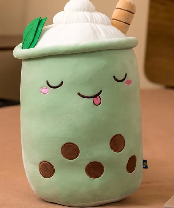 Botu Boba Plushies Bubble Tea Plush Toys Kawaii Plush Cup Shaped Pillow ...