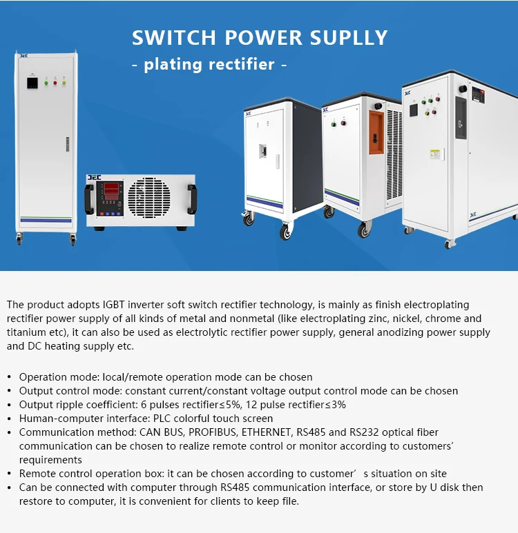 Jec High Current Ac To Dc Power Supply 12v 3000a Igbt Modules 3 Phase ...