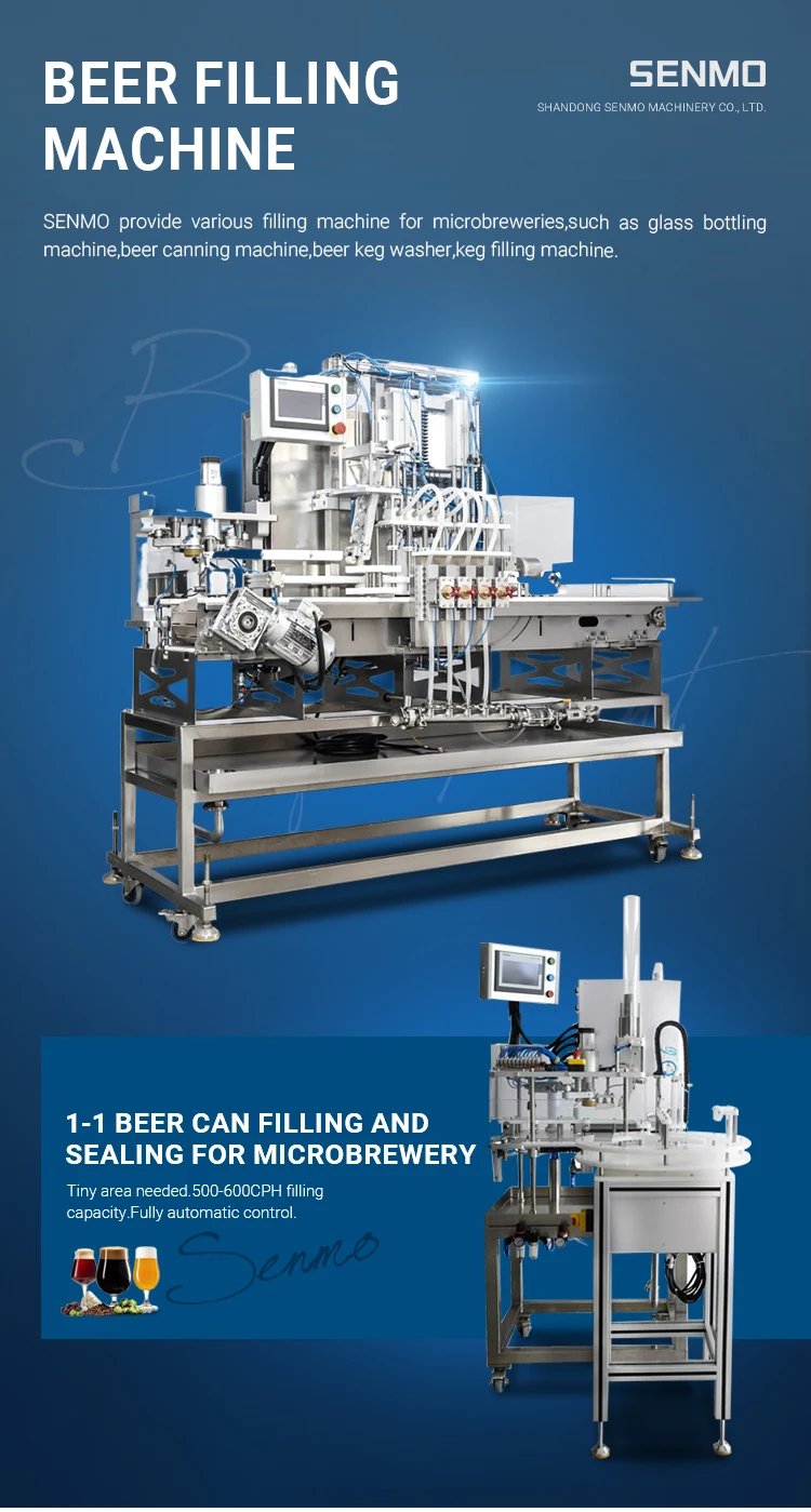 1 Head Automatic Beer Can Filler For Microbreweries - Buy 1 Head ...