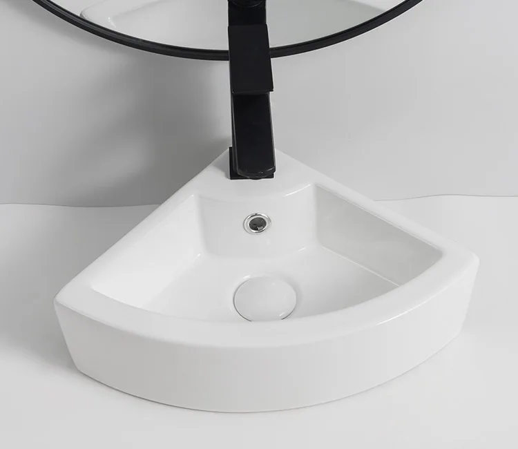 Sanitary Ware - Small Size Triangle Corner Hand Wash Basin