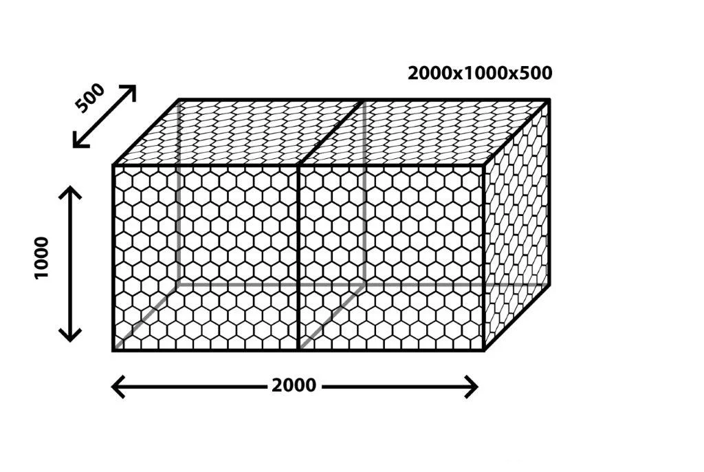 Rockfall Protection Gabion Box For Stone Cage Retaining Wall - Buy ...
