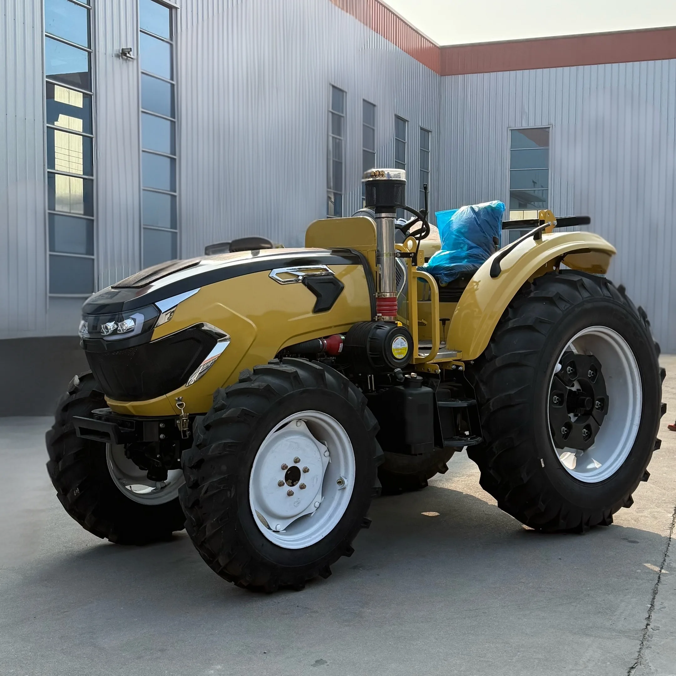 100HP 4WD Wheel Tractor with Automatic Transmission Pump & Gearbox ...