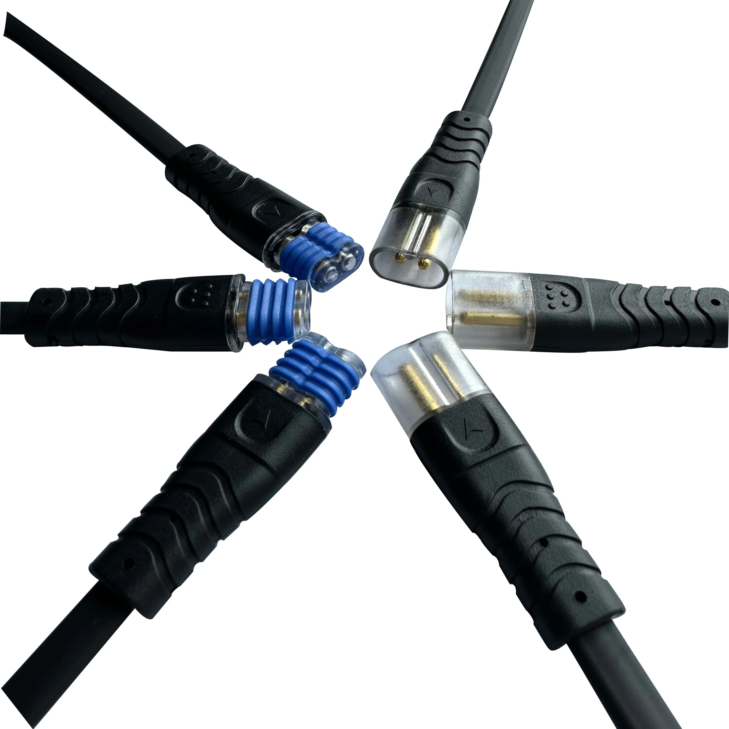 Omei Cable OEM&ODM IP67 Waterproof 2-pin Quick Connector 5A 20AWG for ...