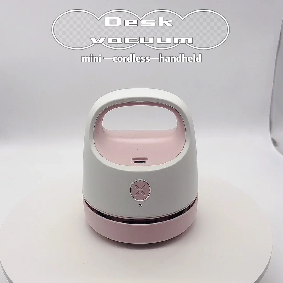 Portable Mini Battery Table Dust Sweeper Desktop Vacuum Cleaner For ...