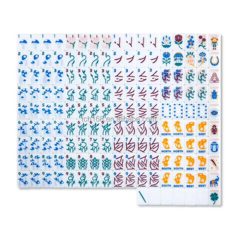 Wholesale Luxury Mahjong Set Acrylic Mahjong Game Set Custom American ...