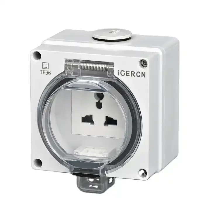 IP66 Weatherproof Wall Mounted Socket for New Energy Vehicles