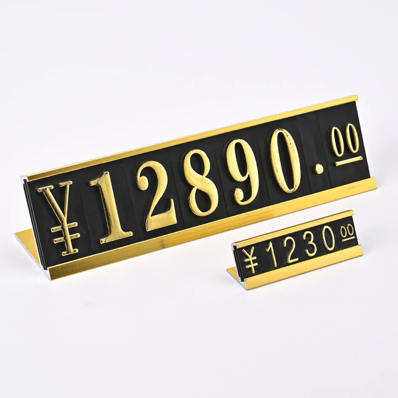 Factory Custom Shop Label Counter Stand Adjustable Store Clear Black ...