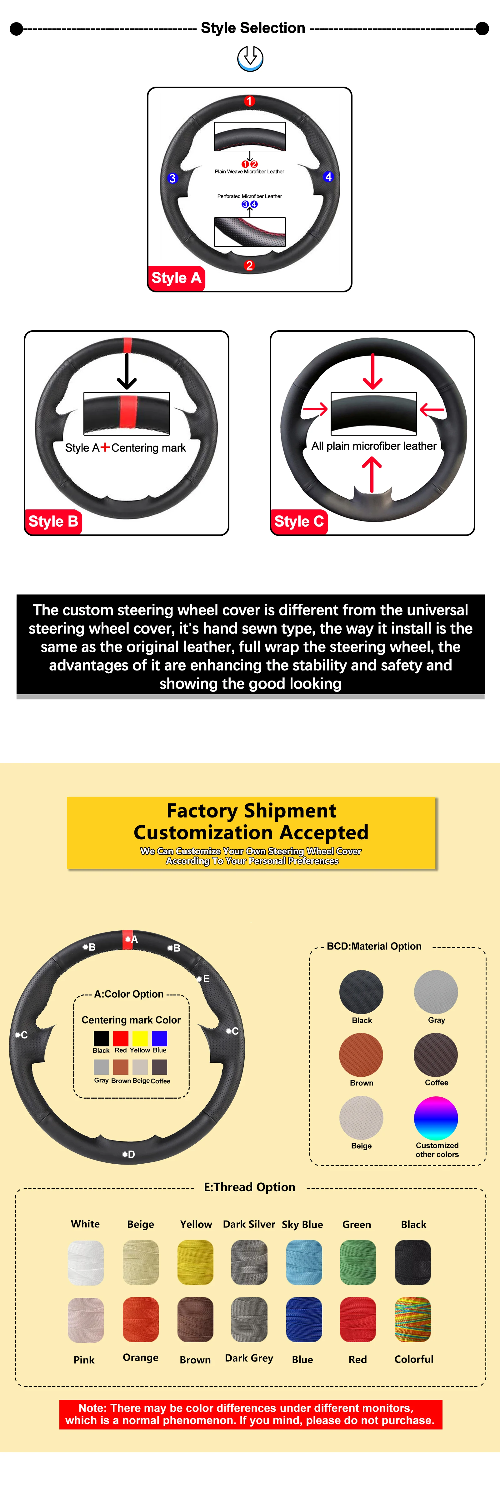 Microfiber Leather Car Steering Wheel Cover For Opel Astra (H) Zaflra ...