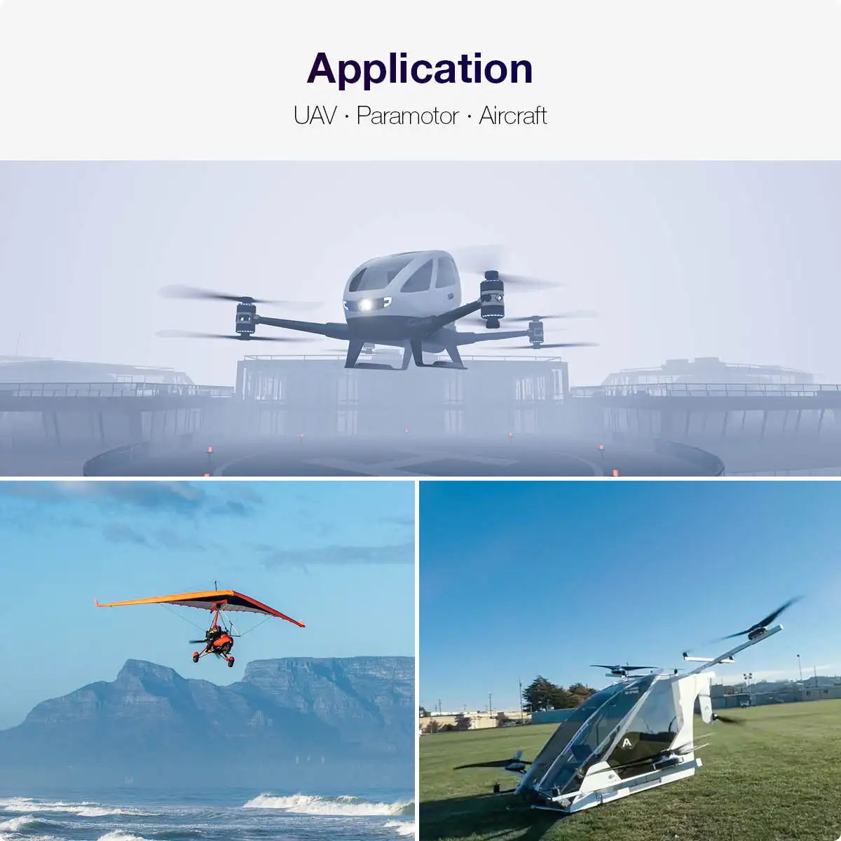 Drone Tech UVA - Manned Drone Propulsion System with 61KG Thrust