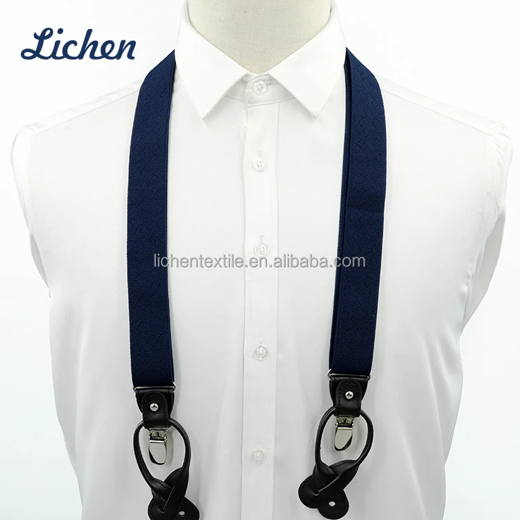4pcs Suspenders Sets Adjustable Elasticated Y Shape Suspenders Necktie ...