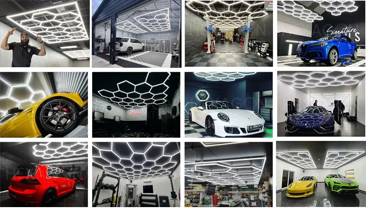 Dropshipping Honeycomb Auto Car Detailing Work Light Bar Car Wash ...