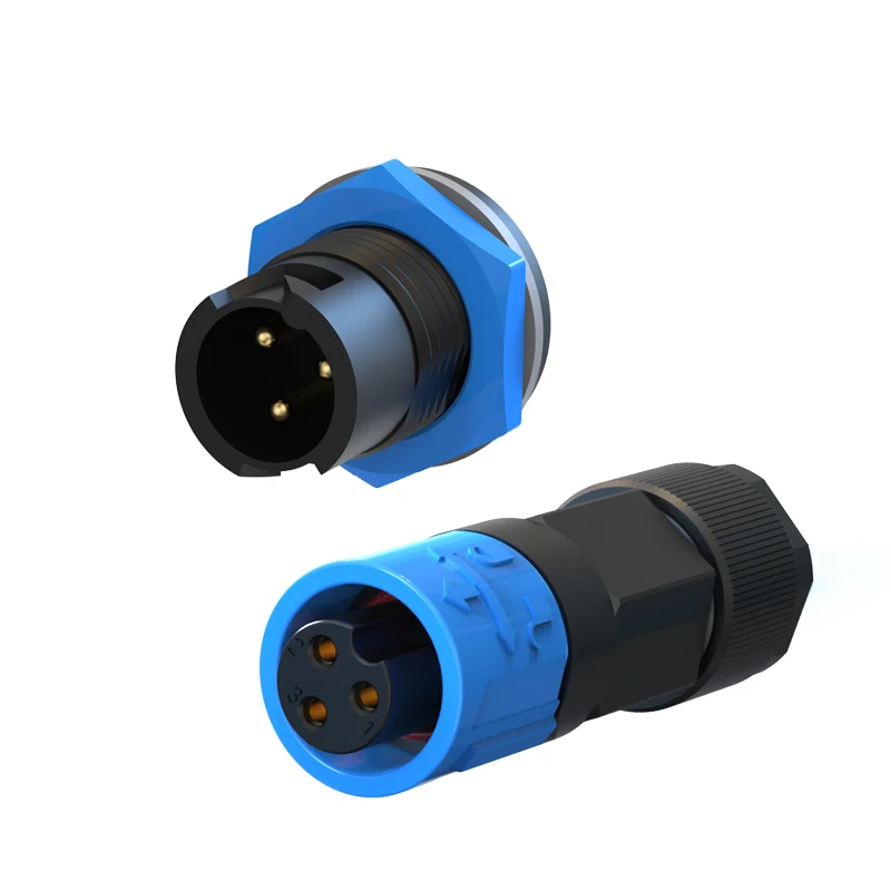 M12 Black Mini Bayonet Ip67 10a Waterproof Connector - Buy Mini Bayonet ...
