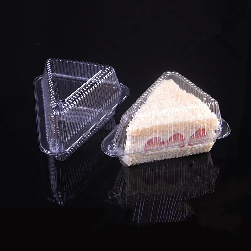 Triangle Clear Plastic Clamshell Take Out Tray Containers For ...